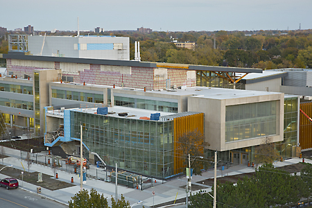 Aerial photos show engineering building progress | DailyNews