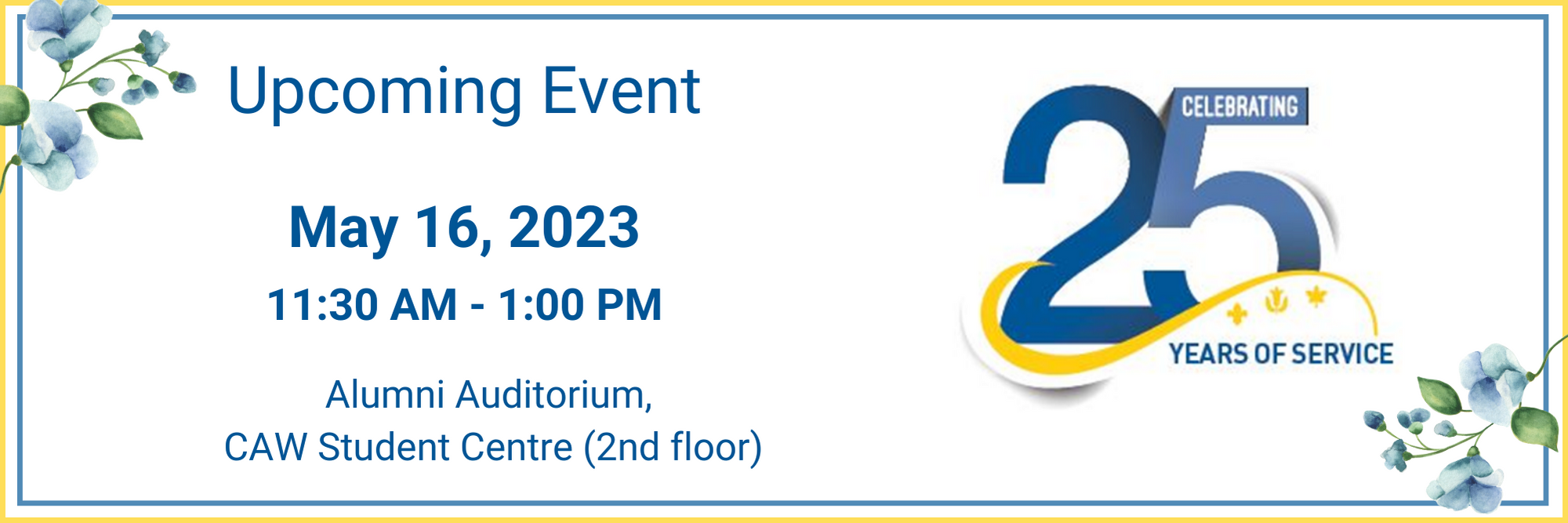 25 Years of Service Luncheon RSVP | Human Resources