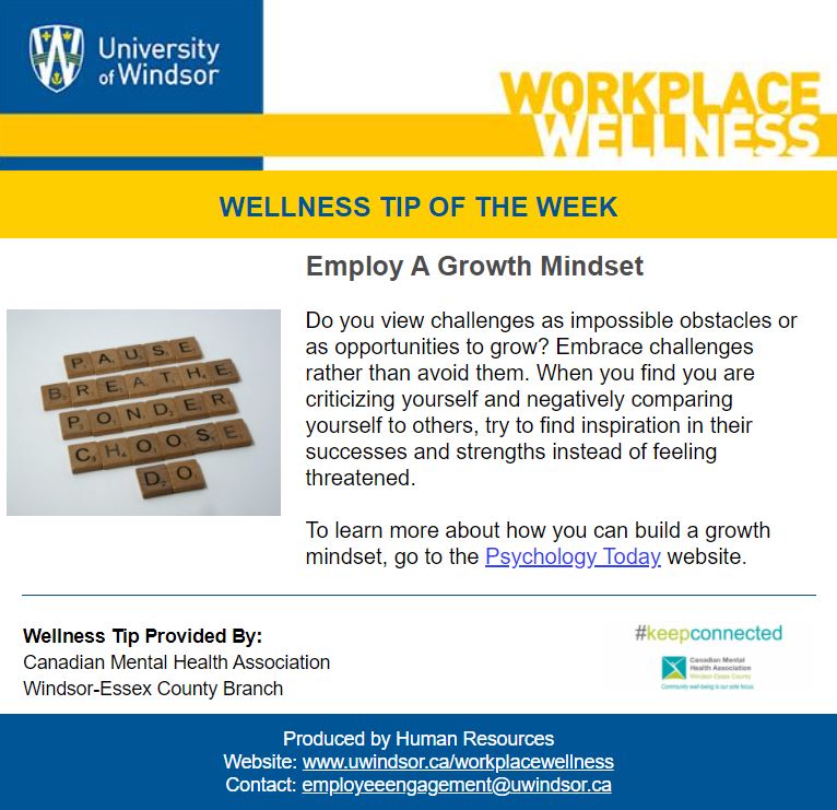 Wellness Tip of the Week | Human Resources