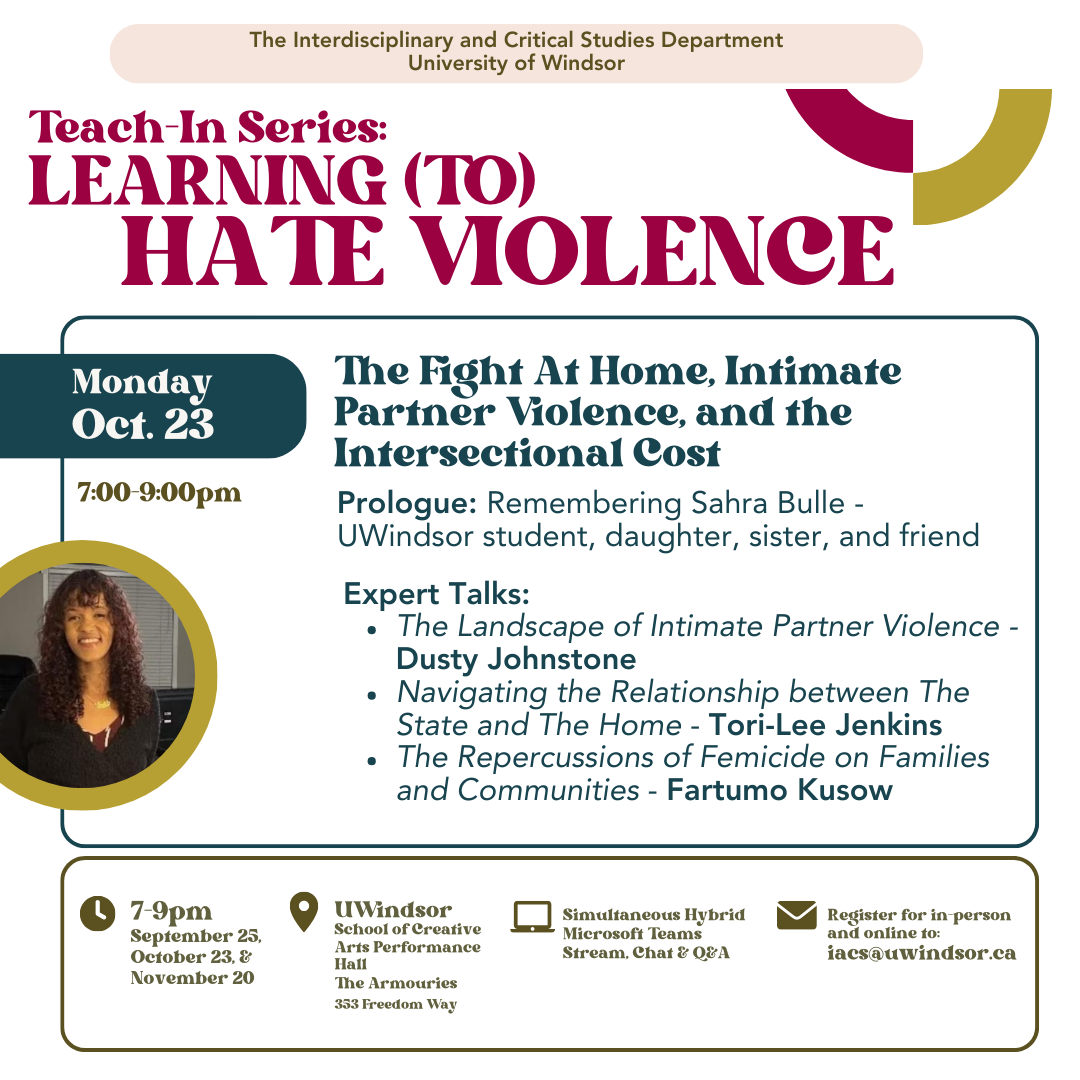 Teach-In Series: Learning (To) Hate Violence | Prevent Resist Support