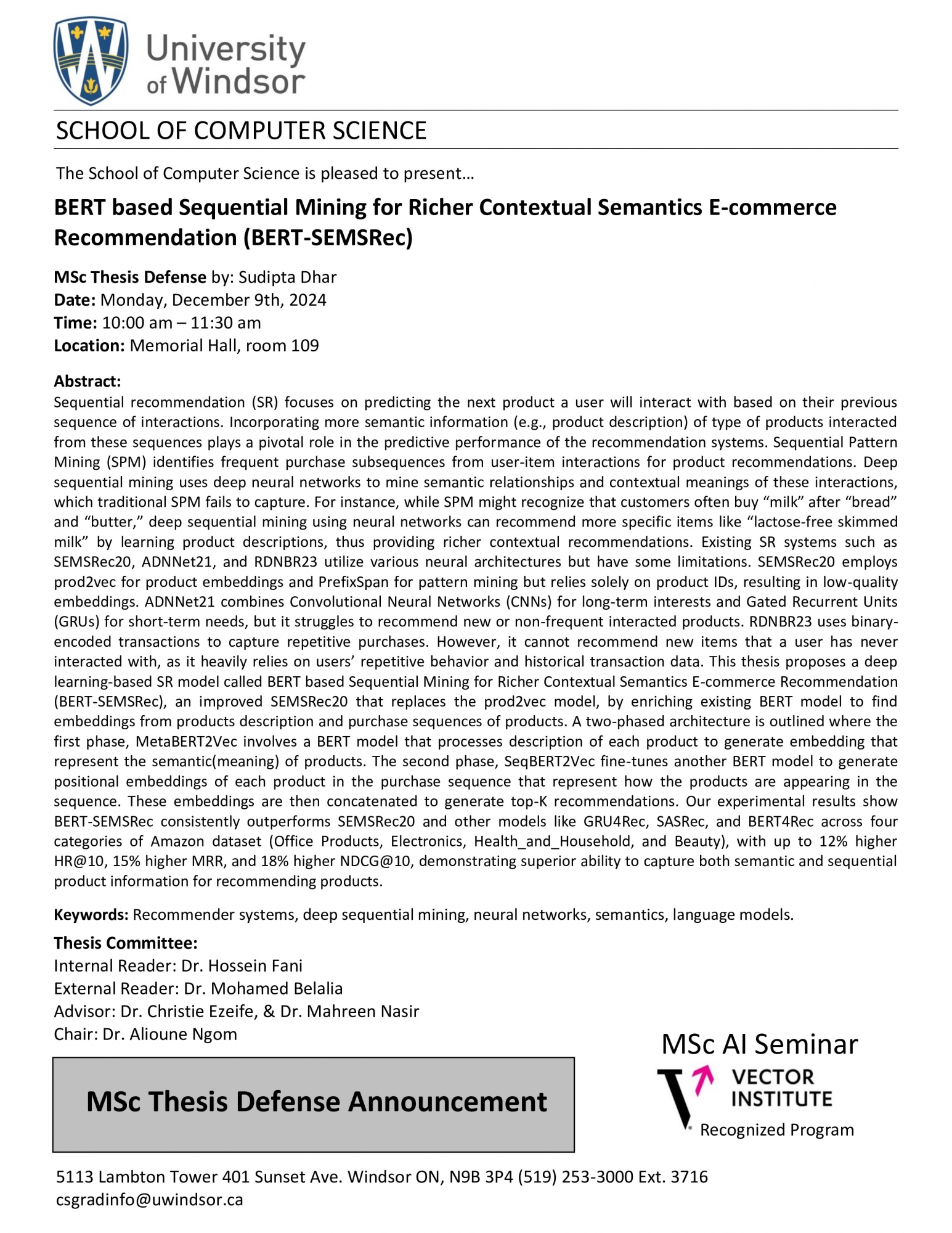 BERT based Sequential Mining for Richer Contextual Semantics E-commerce Recommendation (BERT ...