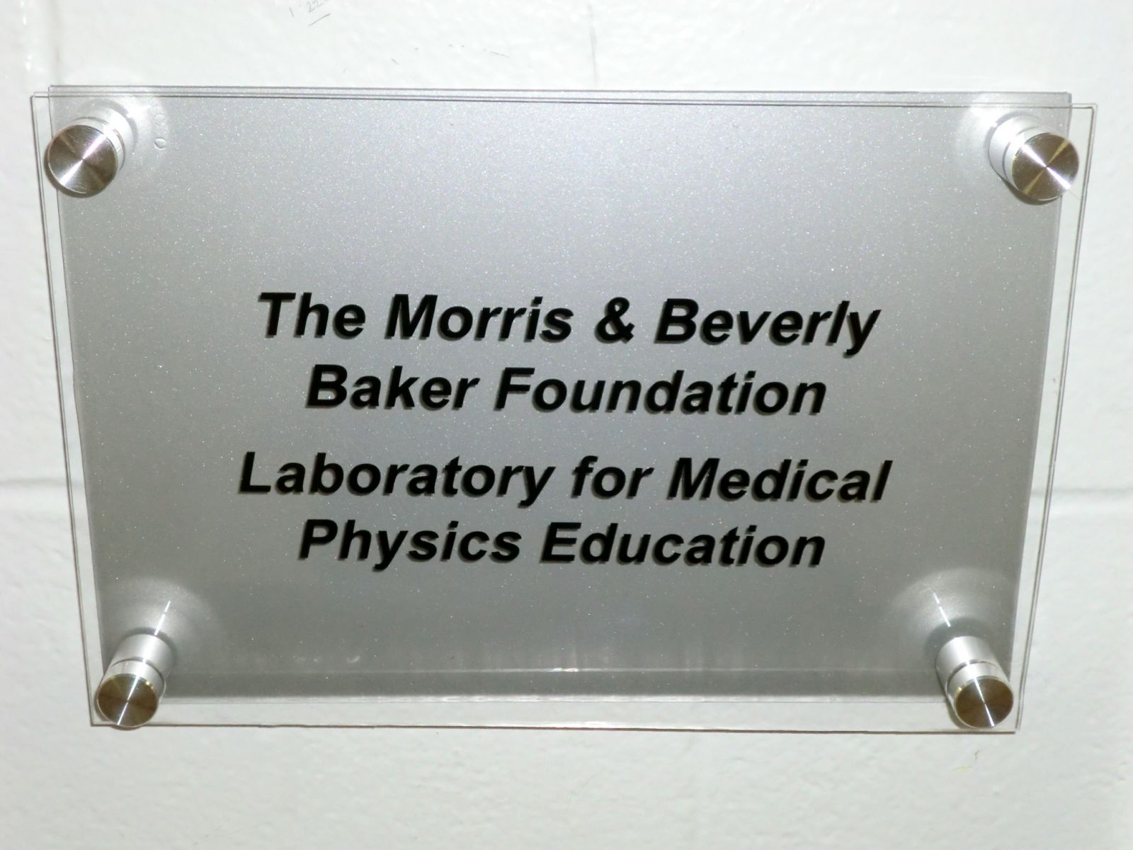 The Baker Laboratory for Medical Physics Education | Department of Physics