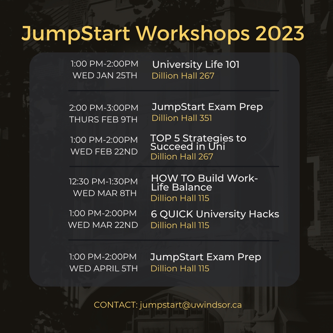 JumpStart: Support Program for Success | Student Success and Leadership ...