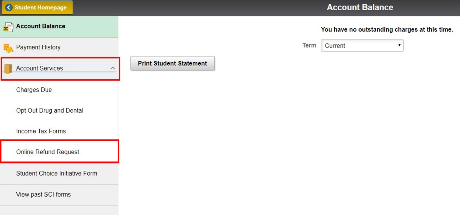 ask.UWindsor - How do I request a refund?