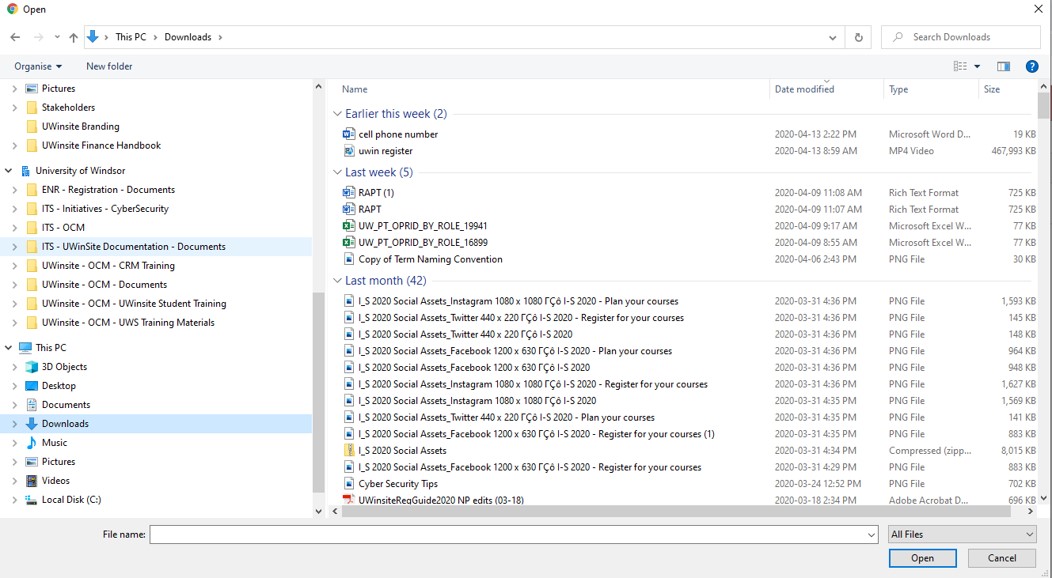 ask.UWindsor - How do I upload documents into UWinsite Student to ...