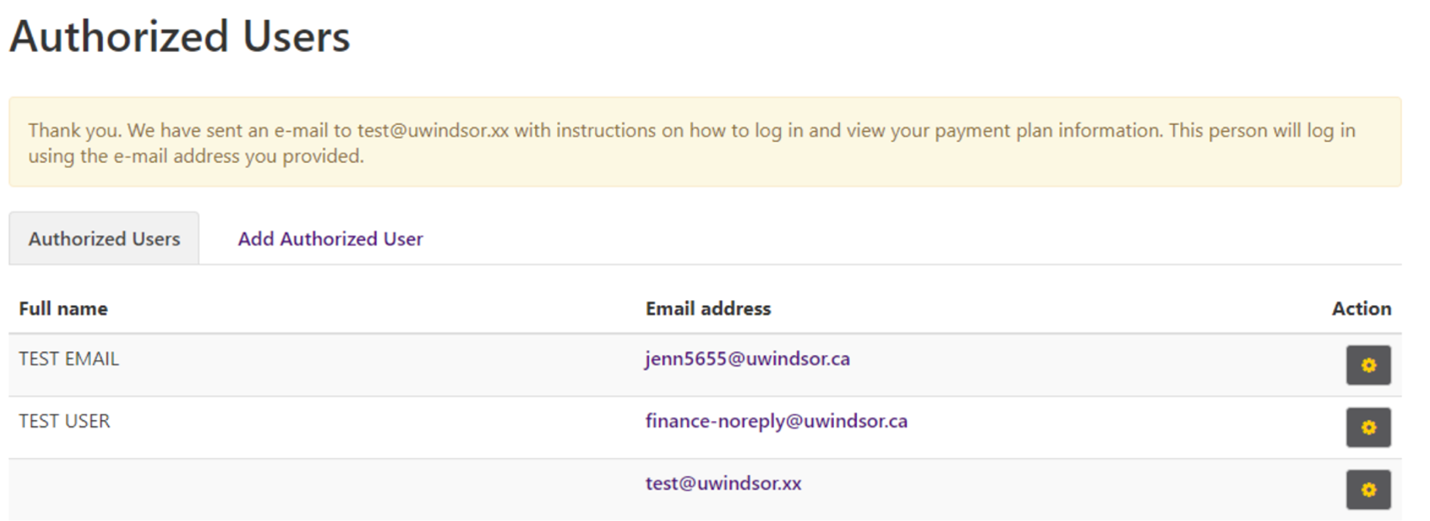 ask.UWindsor - How to add an Authorized User on my Student Account?