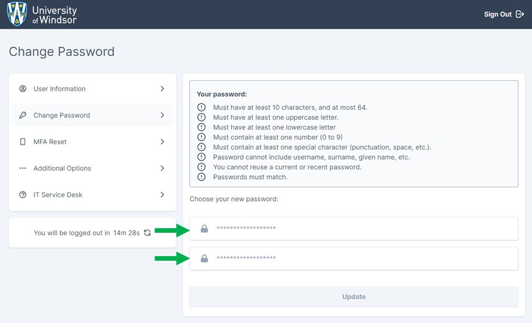 ask.UWindsor - How do I change my UWin Account password?